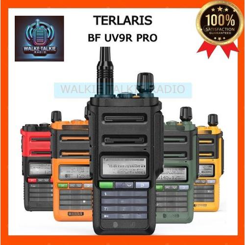 Promo UV9r Pro Radio HT Waterproof IP68 Handy Talky Jarak Jauh BF UV 9R Pro - Merah - Jakarta ...