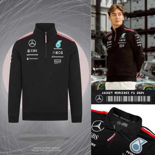 Promo JACKET TEAM MERCEDES F1 2024 | JAKET PRIA KEREN TERBARU CREWNECK ...