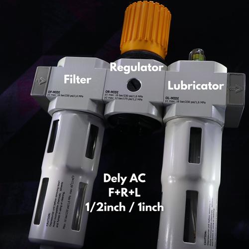 Jual Dely AC F+R+L Pneumatic Set Filter + Regulator + Lubricator Model ...