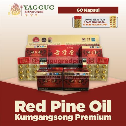 Jual Red Pine Oil Korea Kumgangsong Premium 60 Kapsul - Jakarta Barat ...