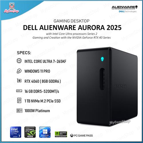 Jual DELL ALIENWARE AURORA 2025 ULTRA 7 265KF 16GB RAM 1TB SSD RTX 4060 ...