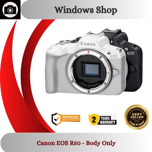 Jual Canon EOS R50 Body Only Resmi / With Lens RF-S 18-45mm IS STM ...
