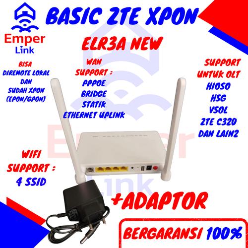 Jual ELR3A XPON Support OMCI XPON EPON GPON 4 SSID Dengan/Tanpa Adaptor ...