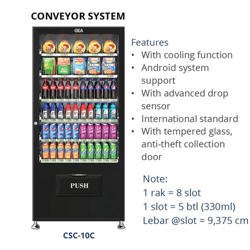 Jual Gea CSC-10C Vending Machine Slave System / Mesin Vending Slave Dapat Di Aplikasikan Bersama ...