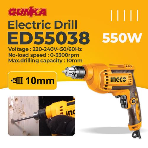 Promo Electric Drill (10mm/550w) INGCO ED55038 Bor Tangan Listrik ...