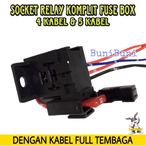 Jual SOCKET RELAY KOMPLIT SEKRING - Rumah Soket Relay Gandeng Kaki 4 ...