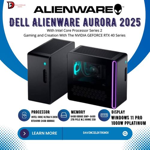 Jual DELL ALIENWARE AURORA 2025 ULTRA 9 285K 64GB RAM 2TB SSD RTX 5080 ...