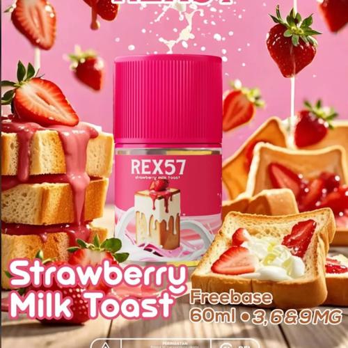 Jual Rex57 Strawberry Milk Toast 60ML by Hero57 x Vape Brand - Liquid ...