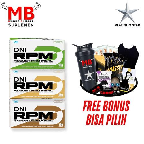 Jual DNI RPM Robust Pro Meal 15 Sachets Whey Protein Blend Isolate ...
