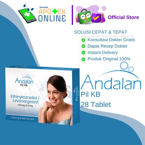Jual ANDALAN PIL KB 1 STRIP 28 TABLET - Jakarta Barat - Apotek Taruma ...
