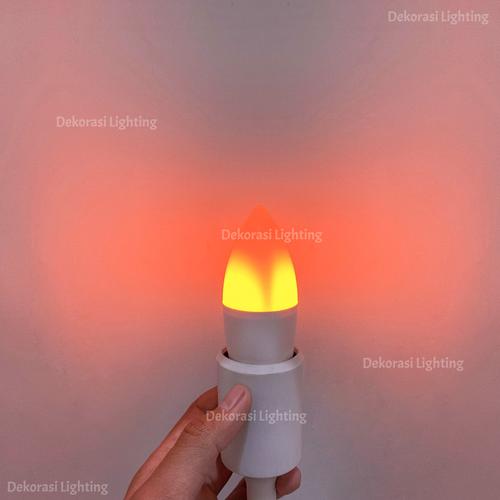 Jual Lampu bohlam cahaya api bergerak 3watt e27 dekor - Jakarta Pusat ...