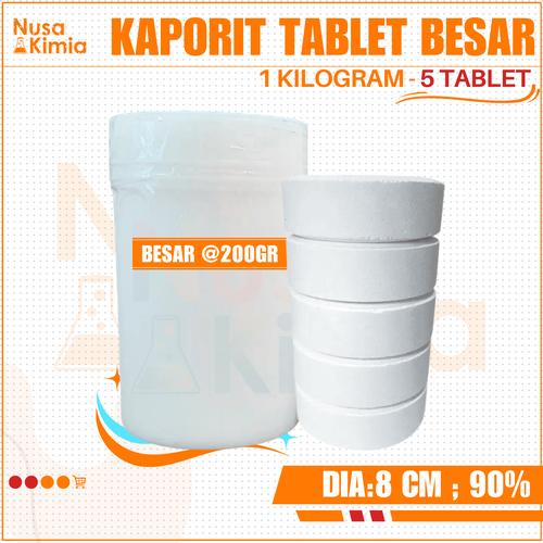 Jual Kaporit Tablet Besar 1 Kg - Isi 5 Butir - Klorin Tablet Penjernih ...