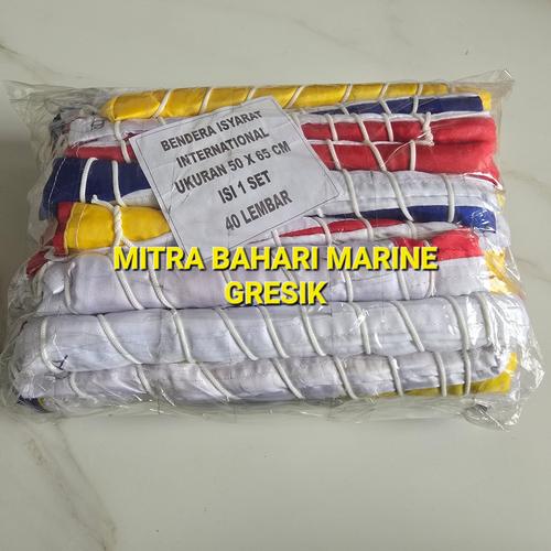 Jual Bendera Isyarat Internasional Kapal / Bendera Semboyan ukuran 50 x ...