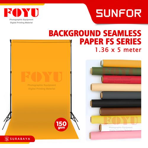 Jual Background Paper Kertas Polos Seamless Sunfor Uk. 1.36x5 M FS ...