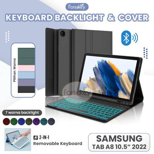 Jual ( CASE + KEYBOARD BACKLIGHT ) Samsung Galaxy Tab A8 10.5 Inch Wifi ...