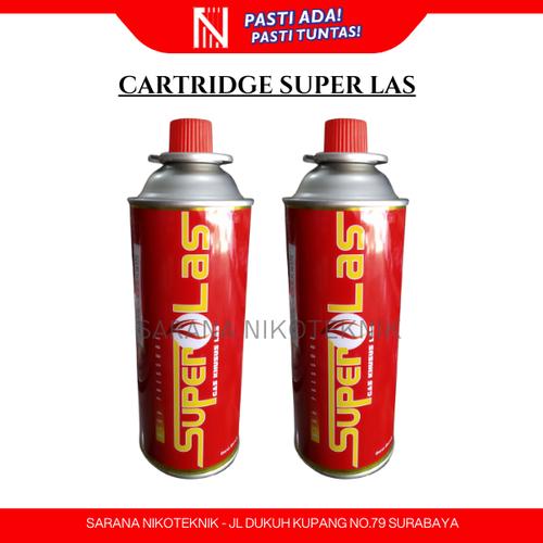 Jual super las gas cartridge 230 gr - super las gas kaleng - red gas ...