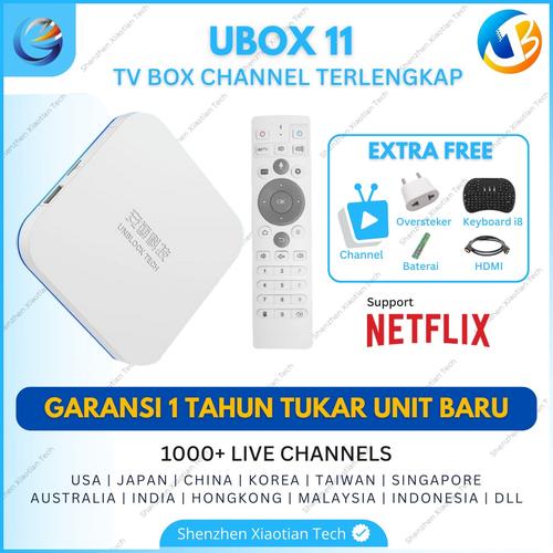 Jual Unblock Tech UBOX 11 Pro Max Android 12 4/64GB TV Box UBox New ...