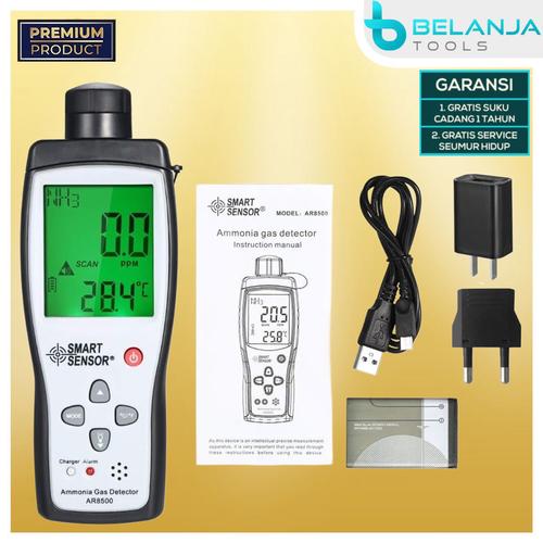 Jual Ammonia Gas Detector NH3 Smart Sensor AR8500 Amonia Tester AR 8500 ...