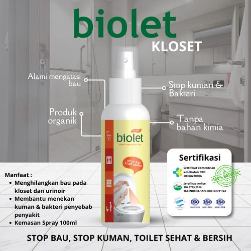 Promo Biolet Kloset Spray Organik - Traveling Size 100Ml - Pengurai Bau ...