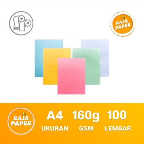 Jual Kertas Brief Card Ukuran A4 100 Lembar 160 Gsm Gr Gram By ...