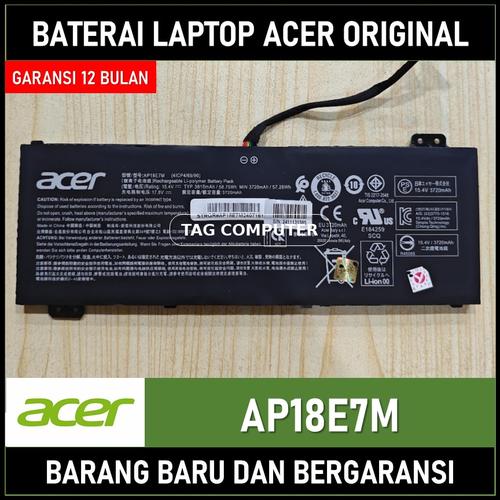 Jual BATERAI ACER SWIFT X SFX14-41G SFX16-51G AP18E7M AP18E8M ORIGINAL ...