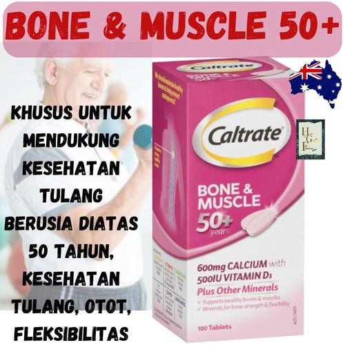 Jual Caltrate Bone & Muscle 50+ years 100 Tablets - Kota Tangerang - Health Gallery Store ...