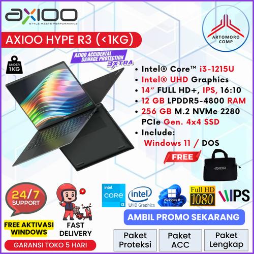 Promo AXIOO Hype R3 Intel Core i3 1215 12gb 256gb Windows11 14" Full ...