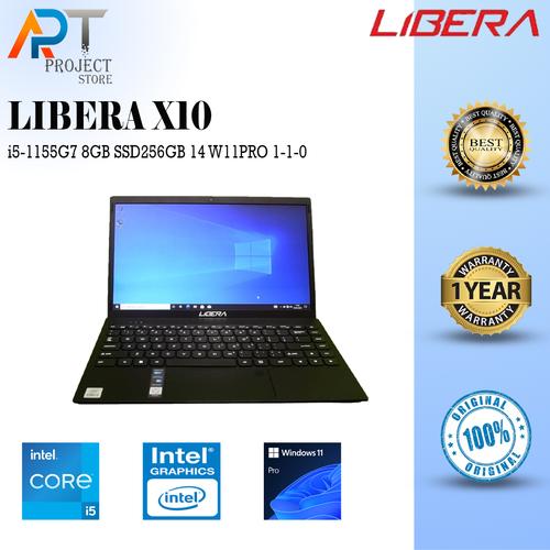 Jual LAPTOP LIBERA X10 i5-12450H 8GB 256GB SSD TYPE C, USB 3.0, HDMI ...