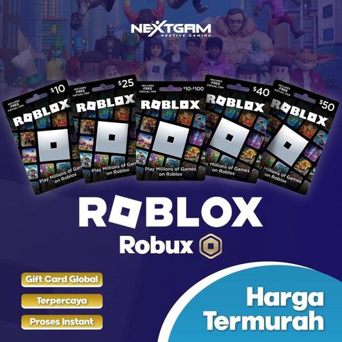 Jual Ready Voucher Robux Roblox 10$|800 15$ 20$ 25$|2000 50$|4500 100 ...