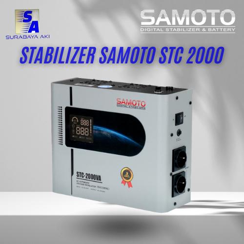 Jual SAMOTO Stabilizer Triac Control STC-2000/2000VA - SAMOTO STC 2000 ...