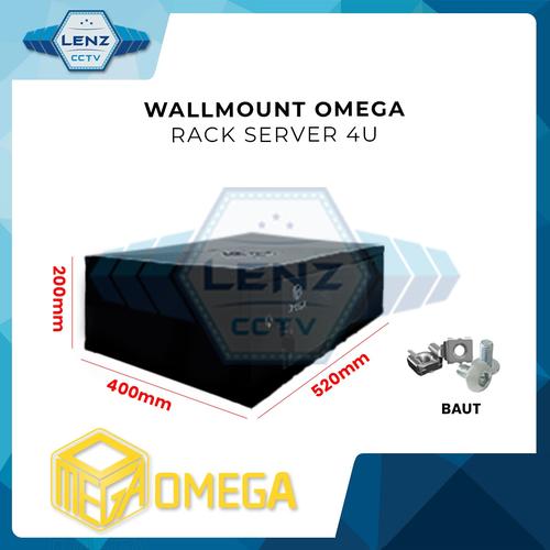 Promo Wallmount Rack 4U Omega / Rack Server 4U Omega Single Door ...