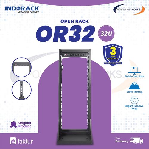 Jual INDORACK OPEN RACK OR32 RAK SERVER 32U 19inch - Kota Semarang ...