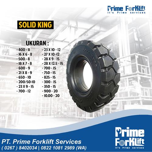 Promo BAN FORKLIFT MATI SOLIDKING BAN FORKLIFT MURAH - 16X6-8 Cicil 0% 3x - Kab. Karawang ...