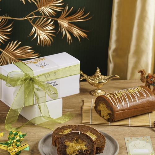 Jual Dubai Pistachio Roll Cake - Jakarta Utara - Nes Bakery | Tokopedia