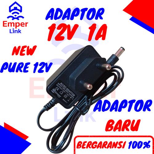 Jual Adaptor 12V 1A Power Adaptor LED CCTV Modem Router 12V1A ampere ...