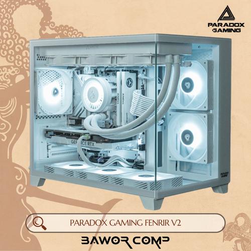 Jual Paradox Gaming FENRIR V2 Black & White Free 1 Fan ARGB | Casing PC M-ATX | CPU PC Case ...