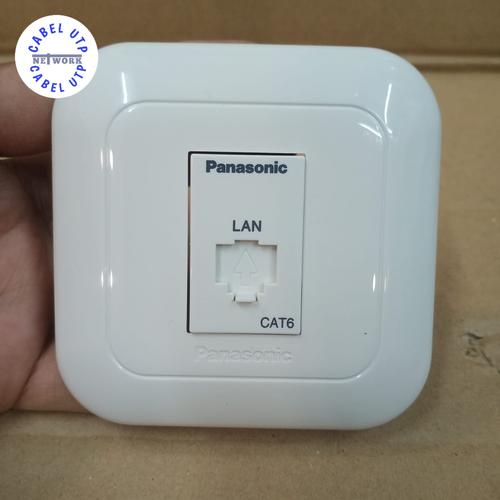 Jual Panasonic Outlet LAN Cat.6 WEJ 24886 Wide Series/Modular Data Cat ...