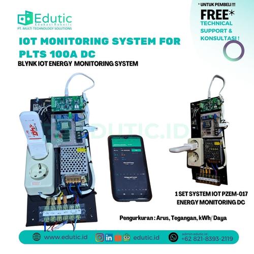 Jual IoT Energy Monitoring System ESP8266 MODBUS PLTS Battery Power Listrik DC Sensor PZEM-017 R ...
