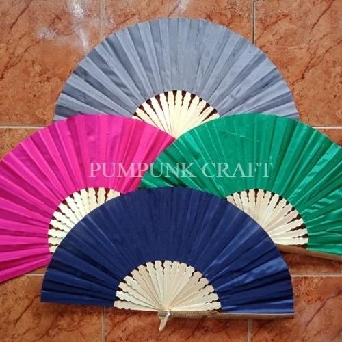 Jual KIPAS TARI KAIN POLOS UKURAN JUMBO UK TANGKAI 26-27 CM - Kab ...