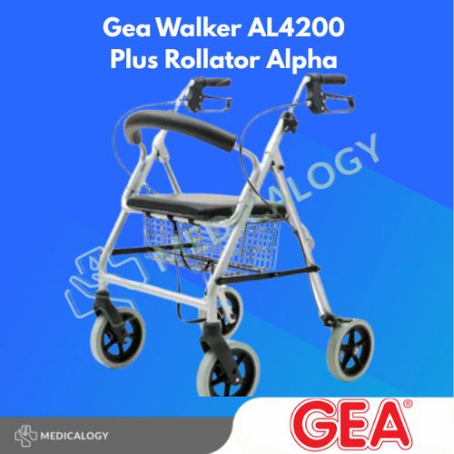 Jual Gea Walker PLUS Rollator Alpha Alat Bantu Jalan AL-4200 - Kab ...