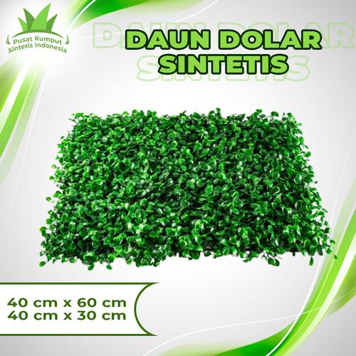 Jual Daun Dolar, Rumput Sintetis 60x40, Daun Dollar Sintesis, - 40 x ...