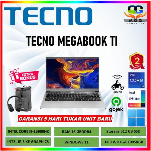 Promo Tecno Megabook T1 14 I9 13900HK 16GB 512GB 14.0 WUXGA 100SRGB Cicil 0% 3x - Kab. Tangerang ...