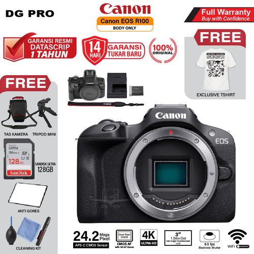 Jual Canon EOS R100 Body Only Mirrorless Camera Canon R 100 Bodi Resmi ...