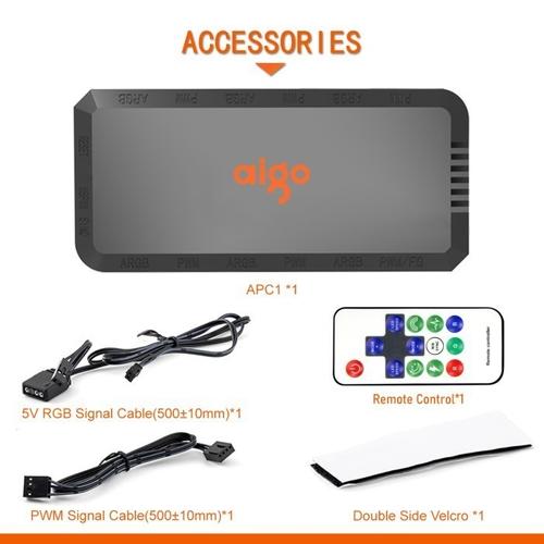 Promo Aigo APC1 PWM Fan Hub Controller with Remote - Jakarta Pusat - distributorkomputer | Tokopedia