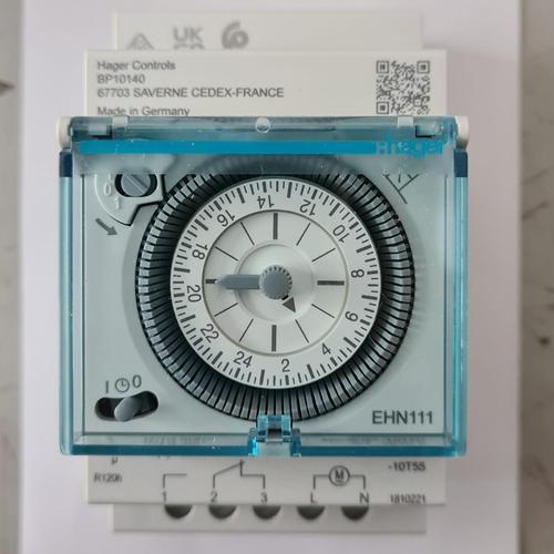 Jual Timer Hager EHN111 Time Switch Analog Otomatis Auto 16A EHN 111 ...