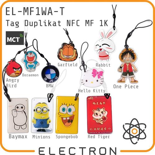 Jual EL-MF1WA-T Karakter RFID 13.56MHz Clone UID Tag Keyfob duplikat ...
