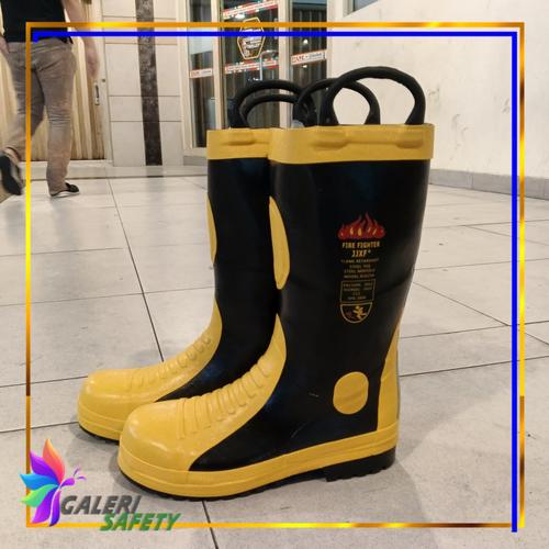 Jual Fireman Boot JJXF RJX25A - Safety Shoes Pemadam Kebakaran - 40 ...