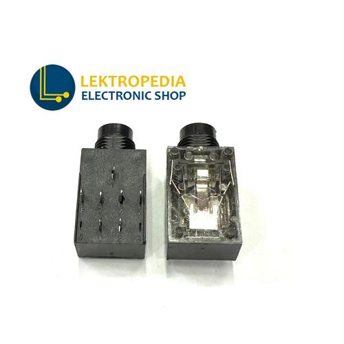 Jual Soket Akai Stereo Hitam 7 pin 7 kaki pin Mic Toa Socket Segi ...