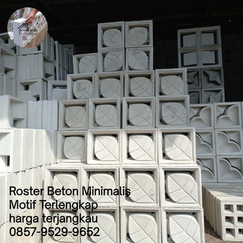 Jual Roster Beton Minimalis Modern Motif Roster Anti Tampias | Harga ...