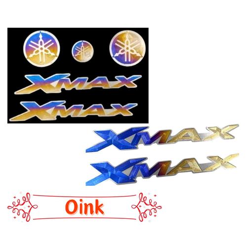 Jual Emblem Titanium Xmax X-Max Set Depan Belakang & Stang Asli ...